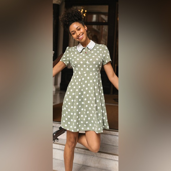 Modcloth | Dresses | Like New Miss Patina Snacking Kitten Dress | Poshmark